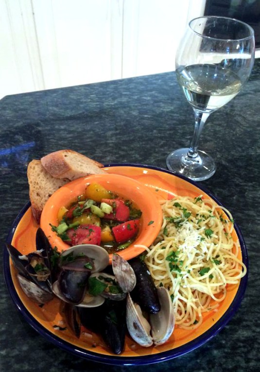 It’s Guest Chef Wednesday! Bret Clark’s Fresh Clams & Mussels, Pasta ...