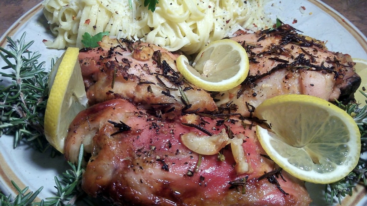 Northern Italian Peasant Fare: Tuscan Rosemary Lemon Chicken – Once ...