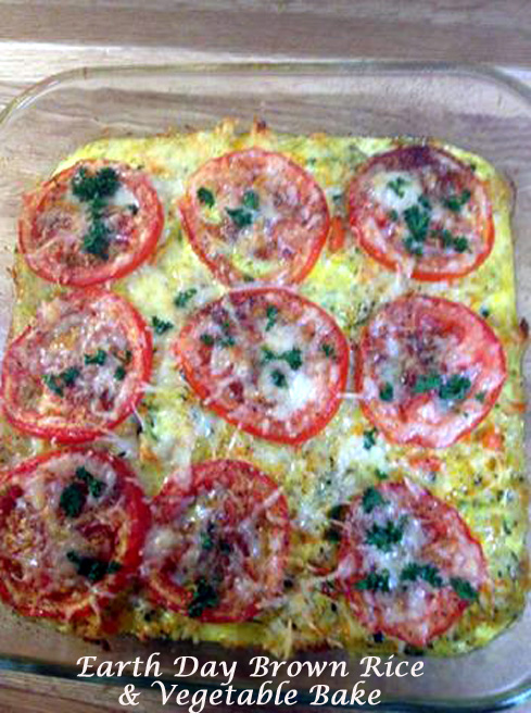 Ana’s Earth Day Brown Rice & Vegetable Harvest Bake – Once Upon a Spice