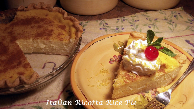 Italian Ricotta Rice Pie – Once Upon a Spice